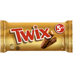 Šokolādes batoniņš Twix 5-paka 250g | Citro Ventspils
