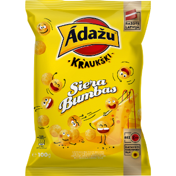 Čipsi Ādažu siera bumbas 100g | Citro Ventspils